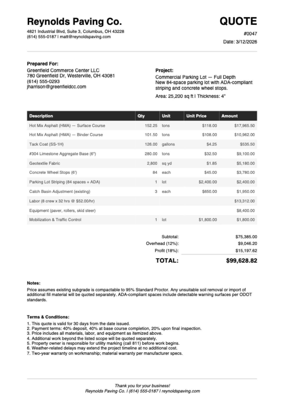 Oregon Asphalt Paving Calculator | Pave.tools | Pave.Tools